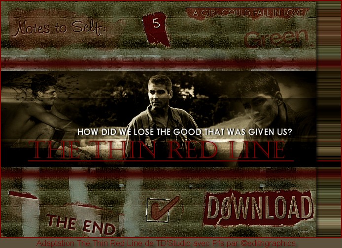 tutorielslydiagraphs : The Thin Red Line